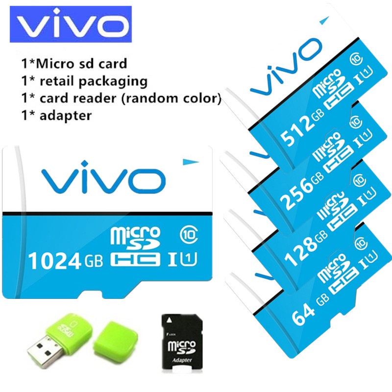 Vivo [Spot] High-speed memory Micro SD card XC Microsd mobile TF card ...