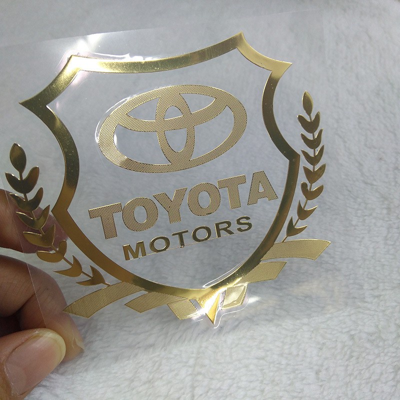 Toyota Car logo modified car window metal decorative sticker Alphard ...