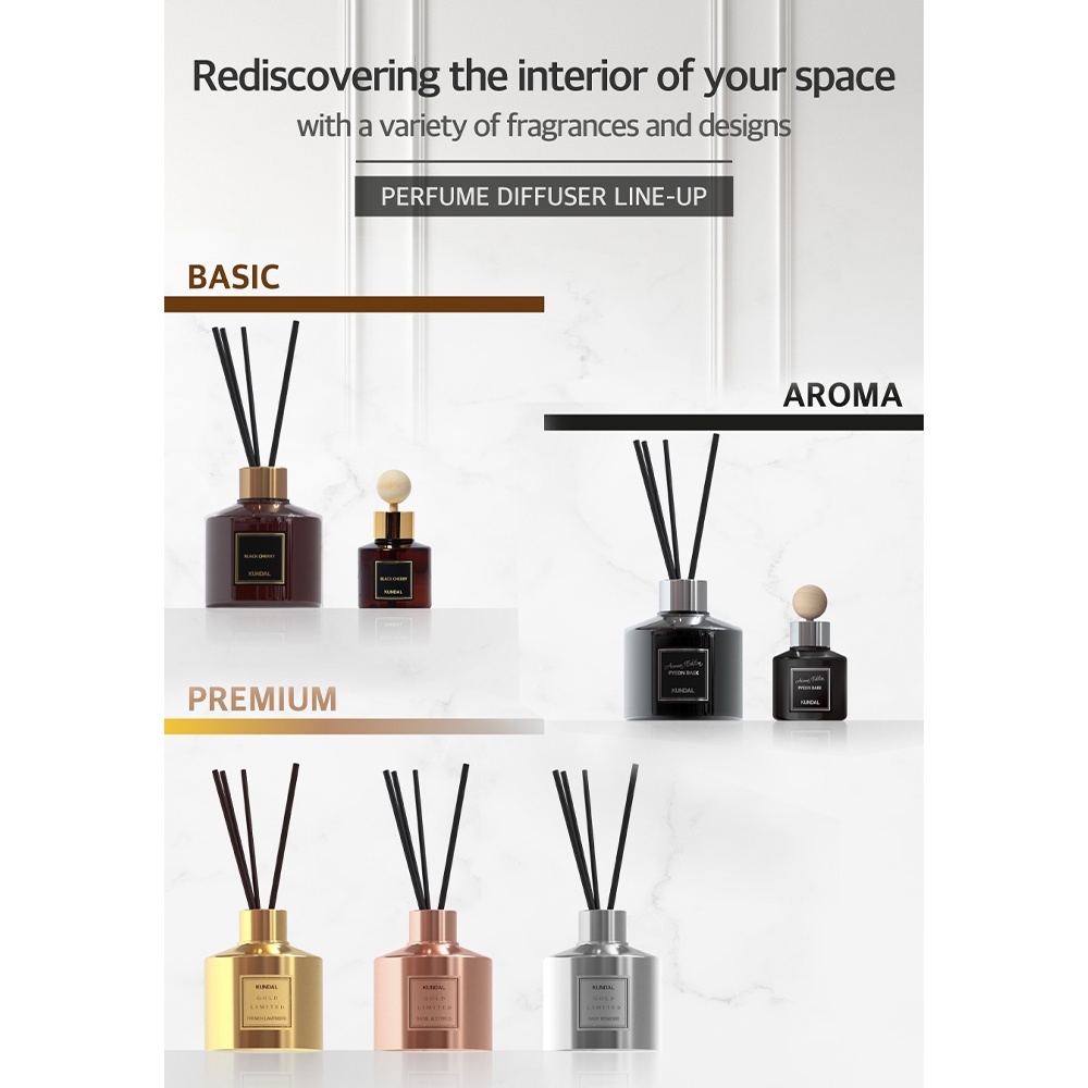 [KUNDAL] Perfume Diffuser Set 200ml 2ea | Shopee Singapore