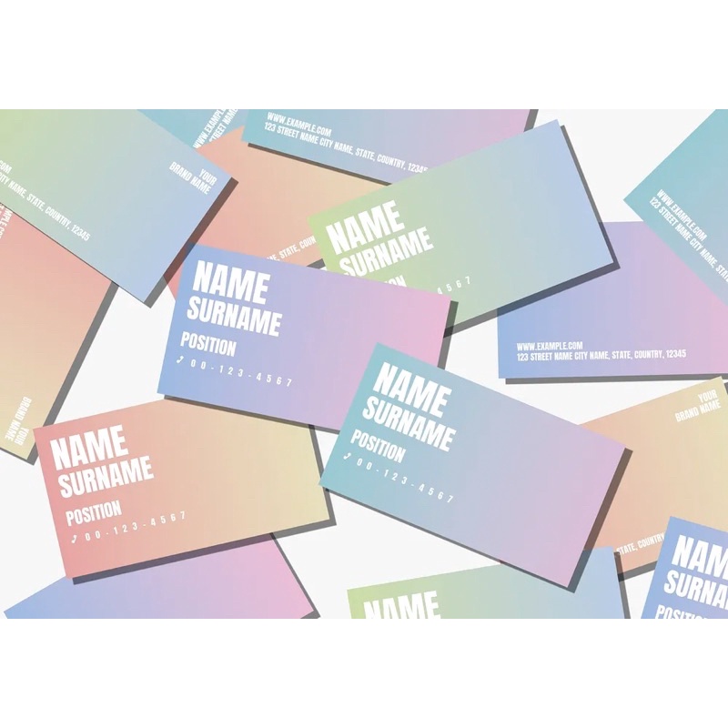 Calling Card 100pcs (Customized) | Shopee Singapore