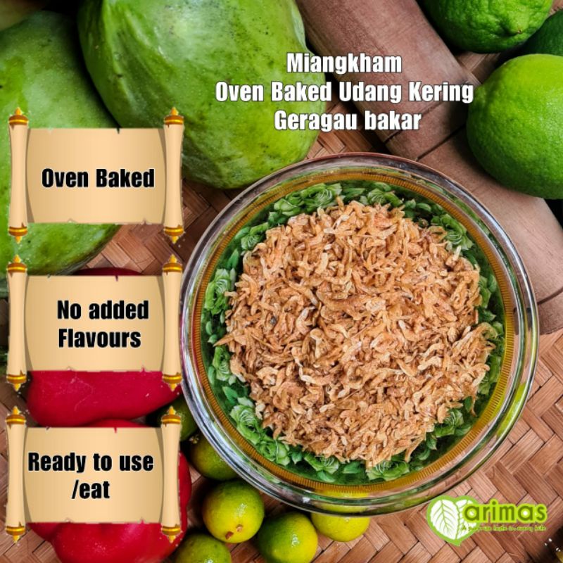 Dried Shrimp Geragau Grilled Oven Arimas Muslim Made Ready To Eat ...
