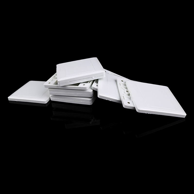 PCF* Electric Wall Switch Socket Blank Cover Panel Whiteboard ABS ...