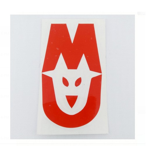 Red Devil MU Sticker Manchester United Logo New Car Cutting Sticker ...