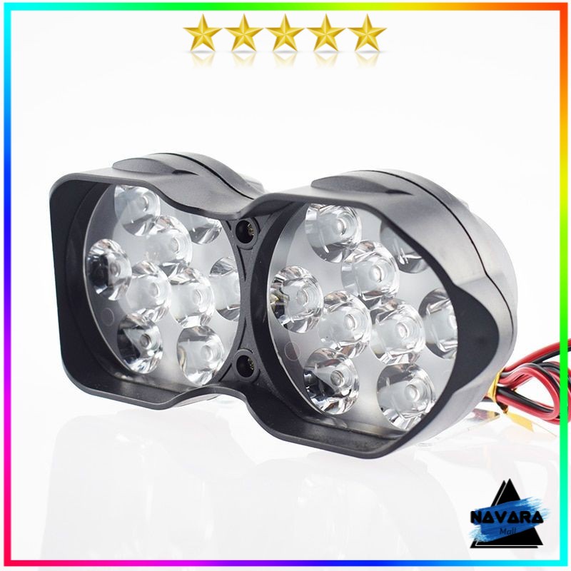 18 LED Spotlight ATV Motorcycle Shooting Spotlight - U9 - Black ...