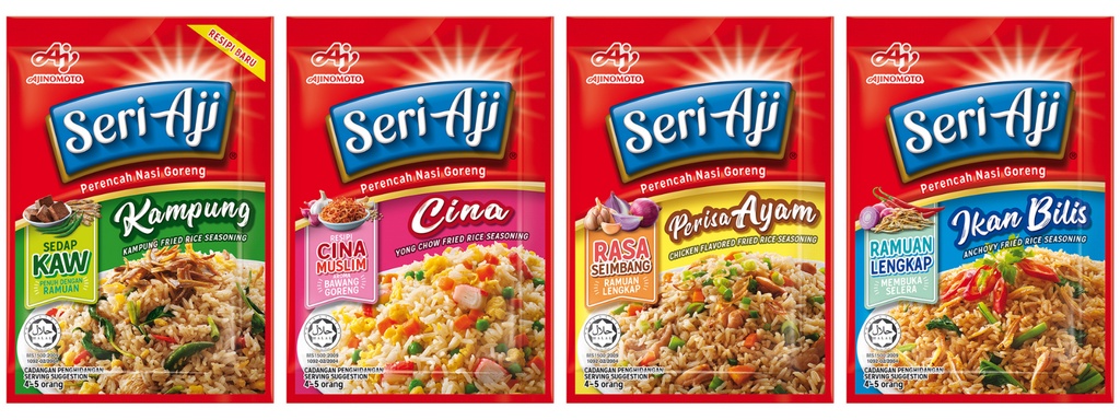 72g AJINOMOTO Seri-Aji Perencah Nasi Goreng Kampung / Cina / Ikan Bilis ...