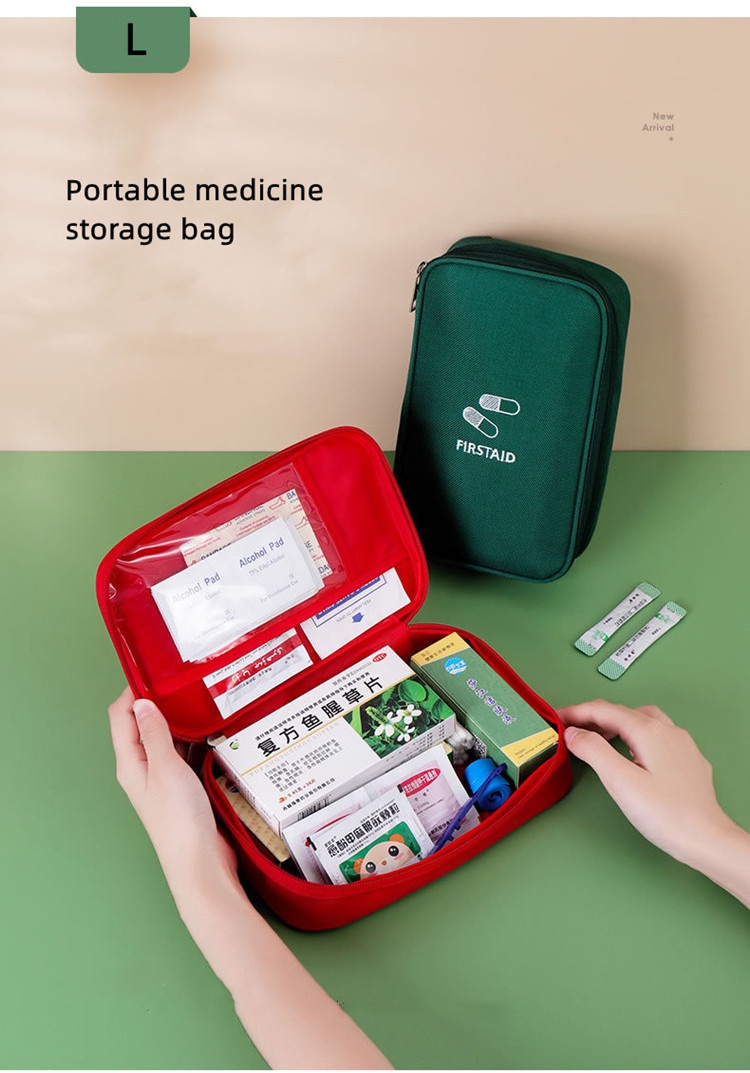 Home Medical Storage Bag Travel Outdoor Camping Sorting Band Aid ...