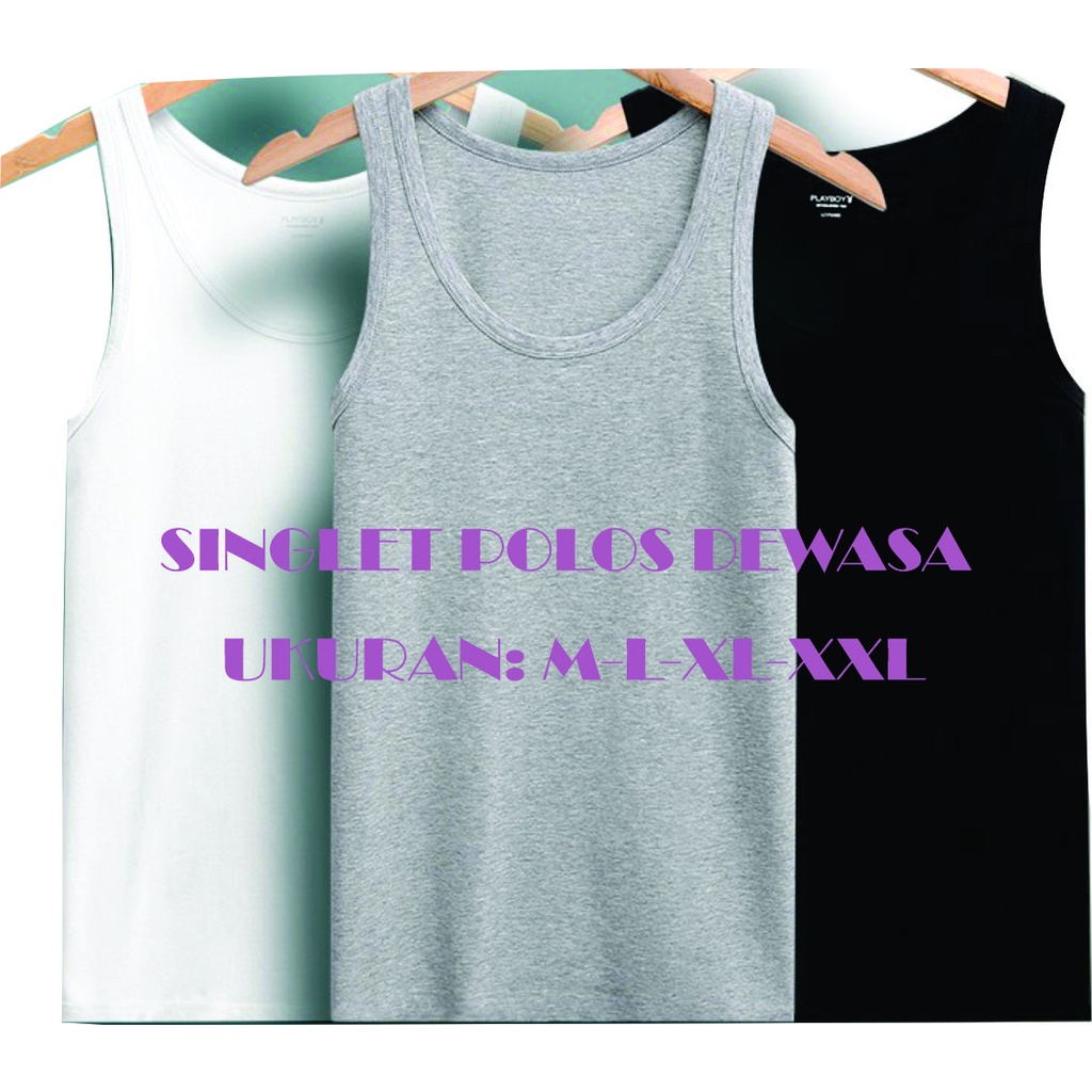 THICK ADULT GYM SINGLET | Shopee Singapore