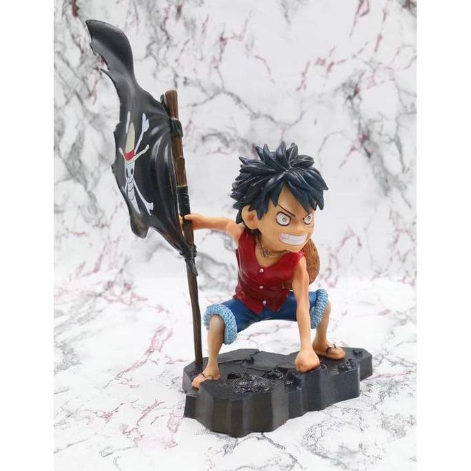 Luffy FIGURE ONE PIECE FLAG FLAG Tax PVC | Shopee Singapore