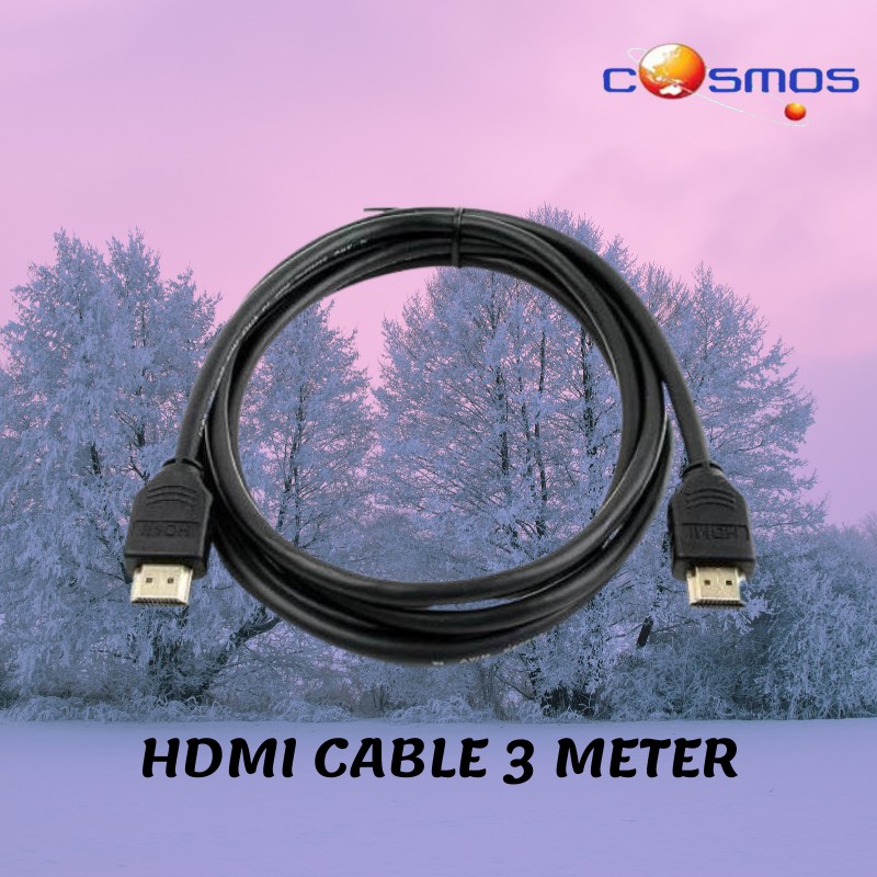 CABLE HDMI 3 METER V2.0 SUPPORT 4K & 3D COPPER, 19+1 STANDARD HDMI ...