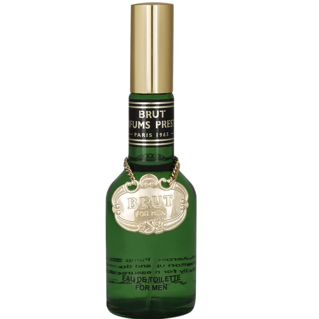 Brut Parfums Prestige Paris Silver/Gold Chain 1965 Perfume for Men EDT ...