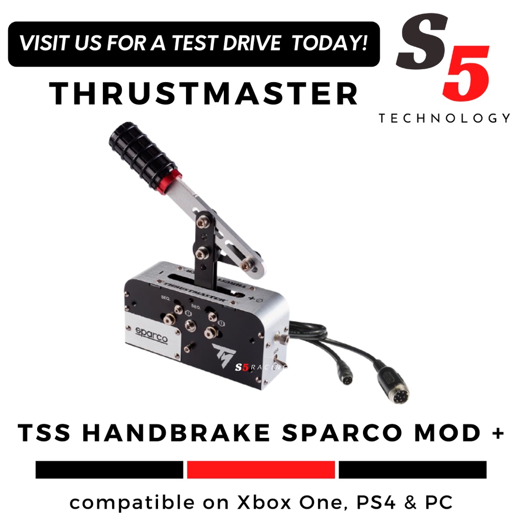 Thrustmaster TSS HANDBRAKE Sparco Mod + /Handbrake SIM driving ...