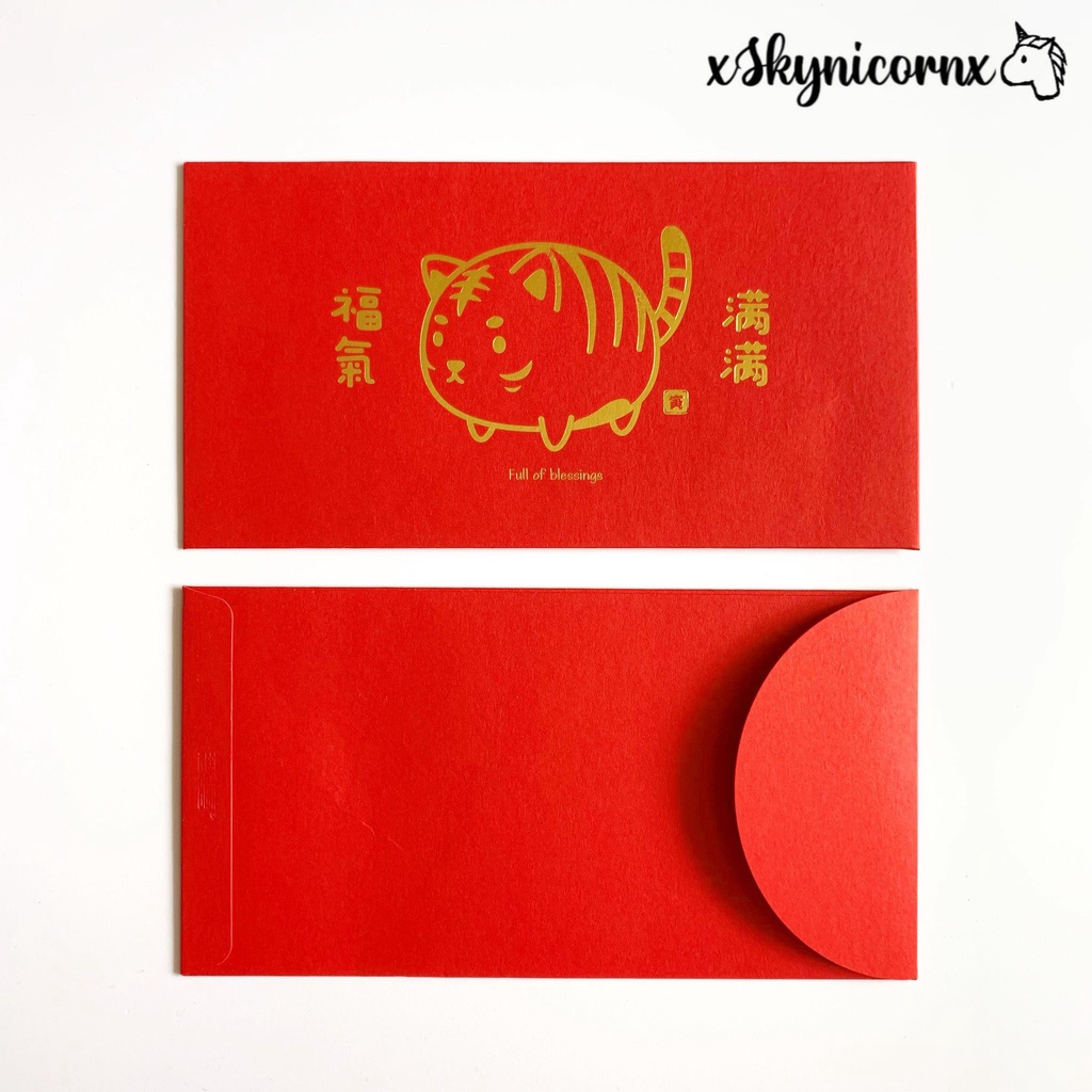 2022 CNY Tiger Chinese New Year Red Packet Envelope Ang bao | Shopee ...