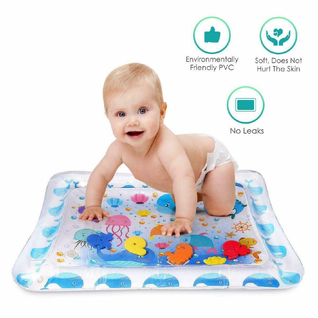 Baby Water Mat /Inflatable Play Mat / Baby Tummy Time Mat Gyms Mat ...