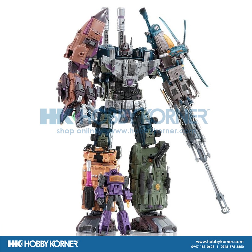 WARBOTRON WB01 Combiner Set of 5 (The X-Ray – Shockwave NOT INCLUDED ...