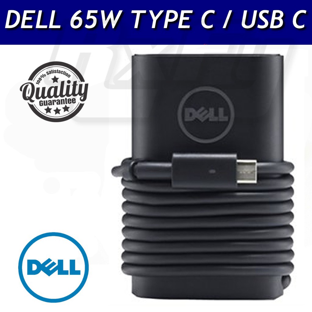 DELL 65W Type C USB PD Power Adaptor Charger AC Supply Latitude XPS ...