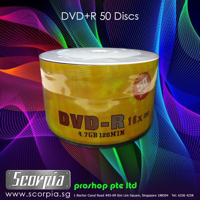 DVD-R MATTE PRINTABLE 50 DISCS 16X 4.7GB 120MIN DVDR | Shopee Singapore
