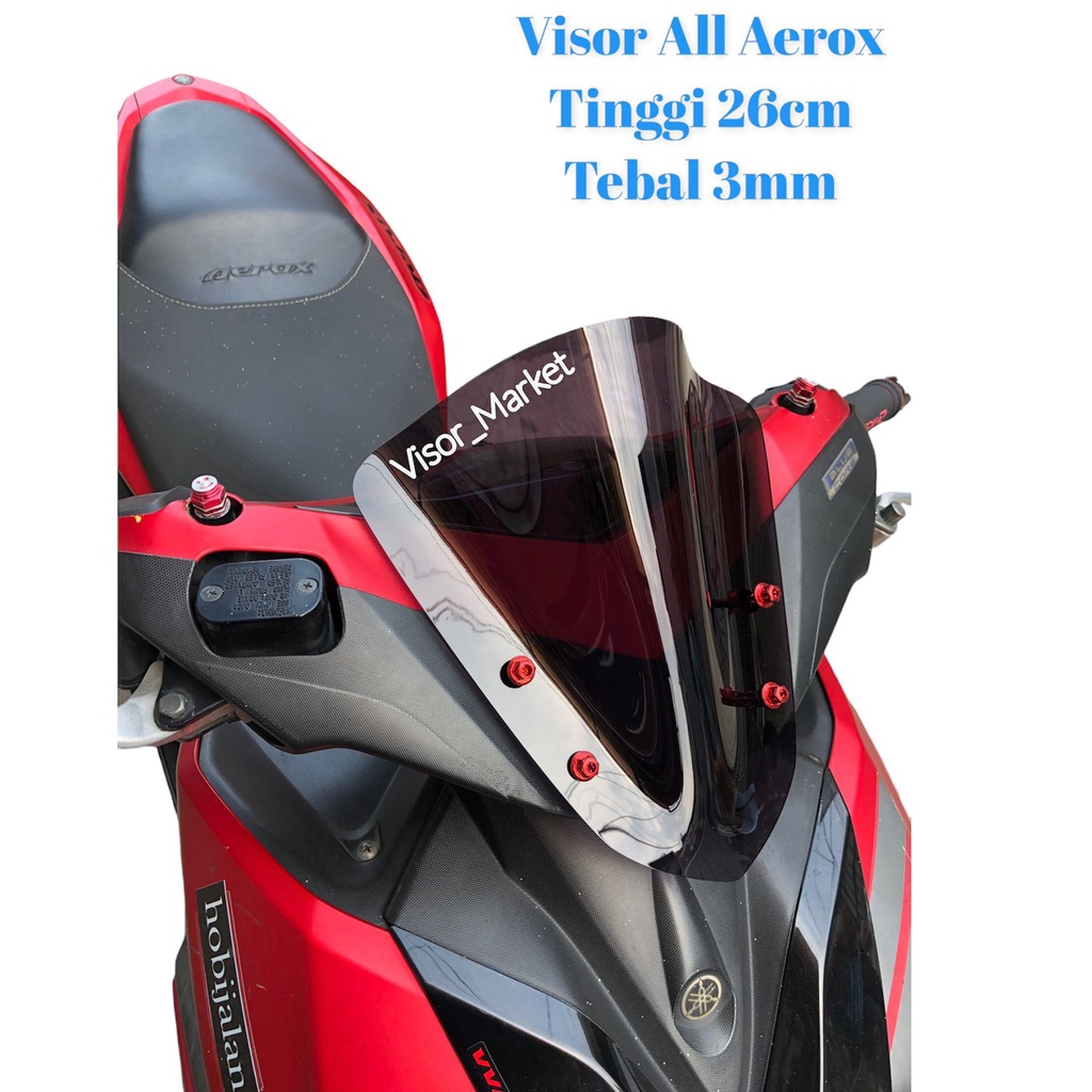 Visor YAMAHA AEROX 155/WINDSHIELD YAMAHA AEROX 155 | Shopee Singapore