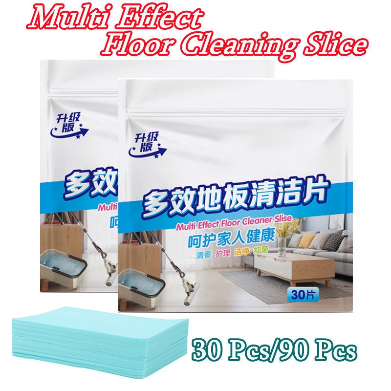 30/90 Pcs Multi Effect Floor Cleaning Slice Concentrated Soluble ...