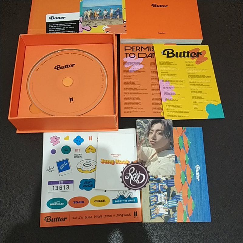 [READY DAMAGE] BTS Butter Peach version Jungkook Set | Shopee Singapore