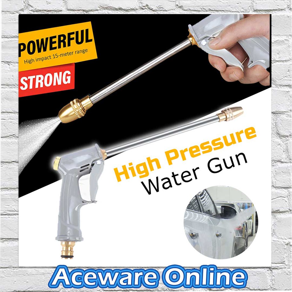 High Pressure Water Spray Gun with Long Pole Nozzle for Garden Hose ...