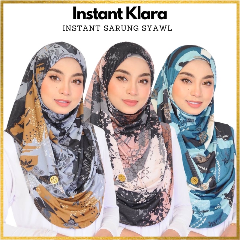 INSTANT SARUNG SHAWL DIGITAL PRINT MOSSCREPE BIDANG 45 AWNING MOSSCREPE ...