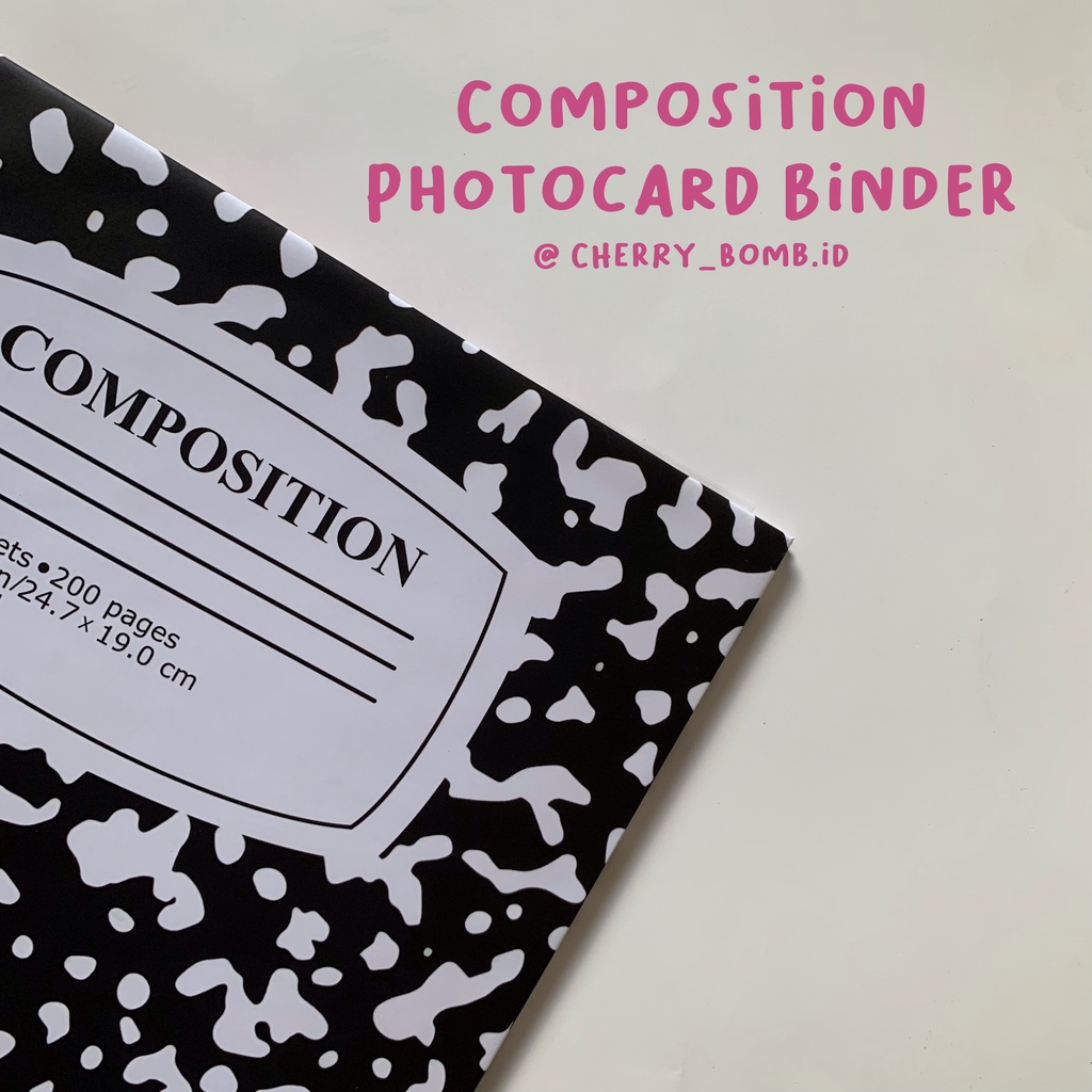 Composition Photocard PC Binder A4/A5 | Shopee Singapore