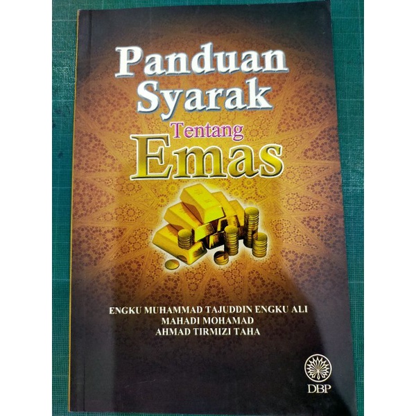 Zbh. Syarak Guide On Gold. Engku Muhammad Tajuddin Engku Ali, Mahadi ...