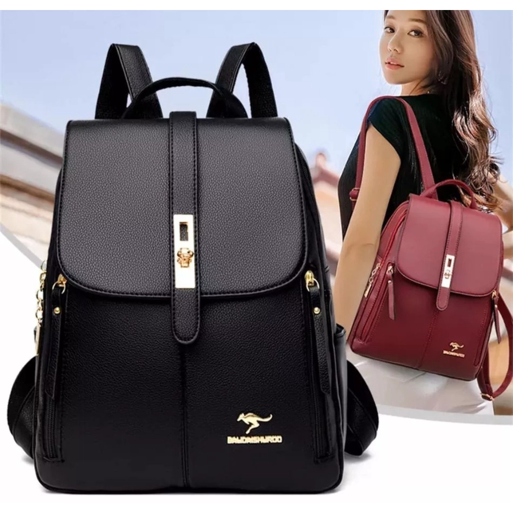 - Women's BACKPACK PU LEATHER BACKPACK (Quality BACKPACK)/Pay On The ...