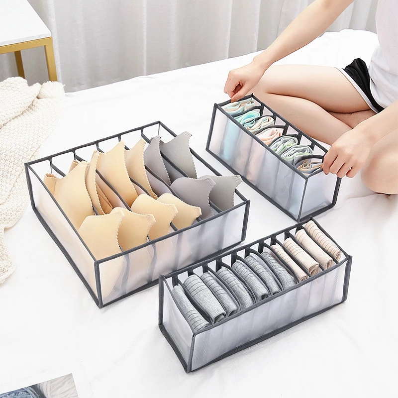Underwear Bra Organizer Storage Box 5 Colors Drawer Closet Organizers ...