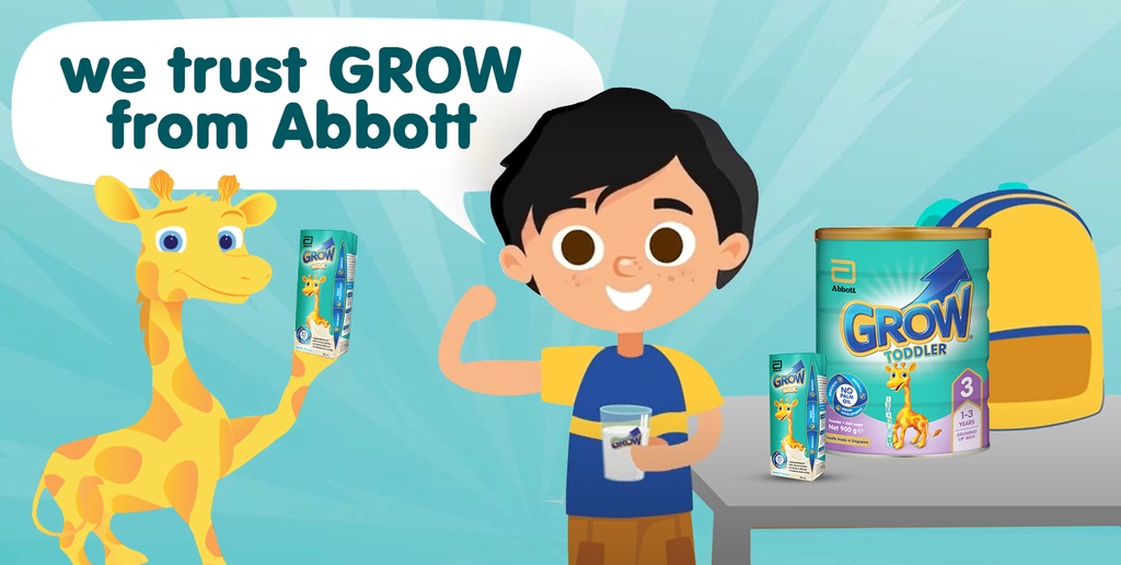 [Bundle of 6] GROW Growing Up Milk for Kids - Preschool Stage 4 (3 ...