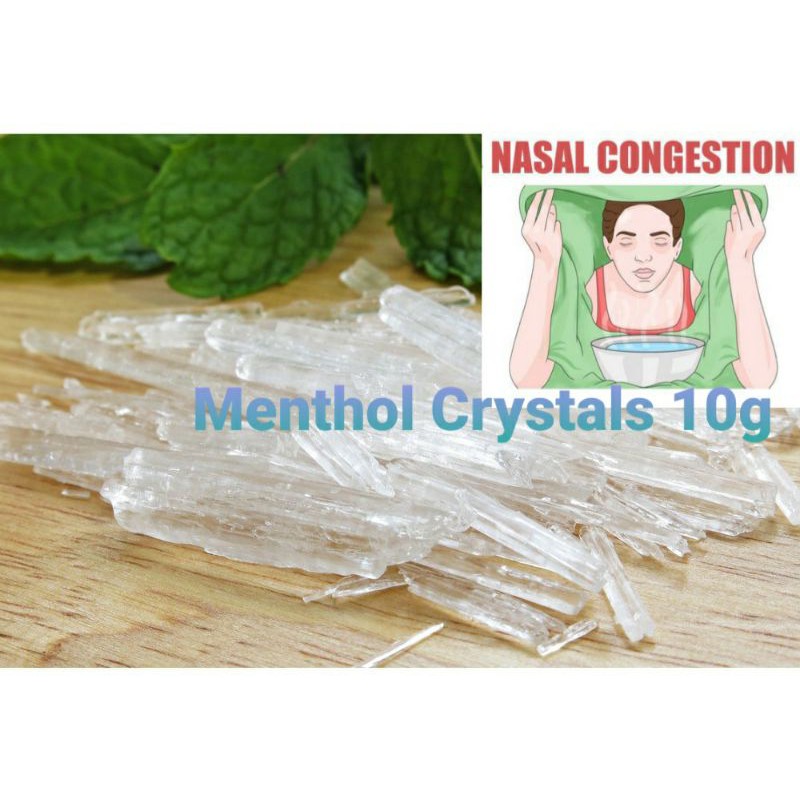 Menthol Crystals Mentol/ Hidung Tersumbat/ Blocked Stuffy Nose Sinus ...