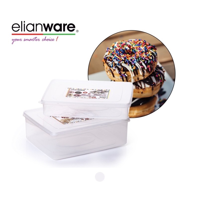 ELIANWARE Bread Container / Doughnut / Food Keeper / Multipurpose ...