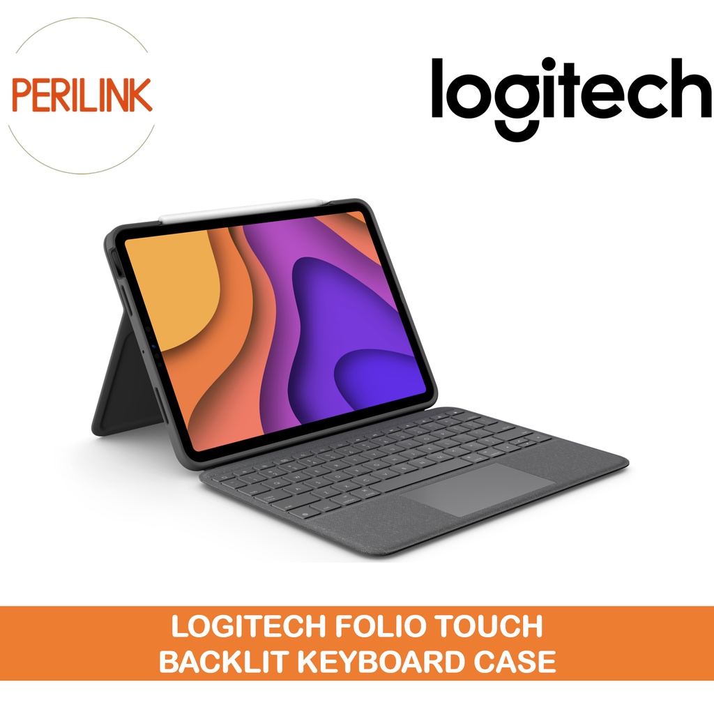 Logitech Folio Touch Backlit Keyboard Case With Trackpad for iPad Pro ...