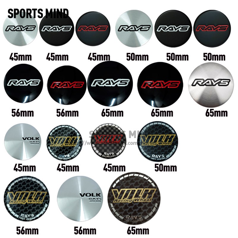 4PCS/lot 45mm 50mm 56mm 65mm Car Wheel Center Cap Emblem Sticker For ...