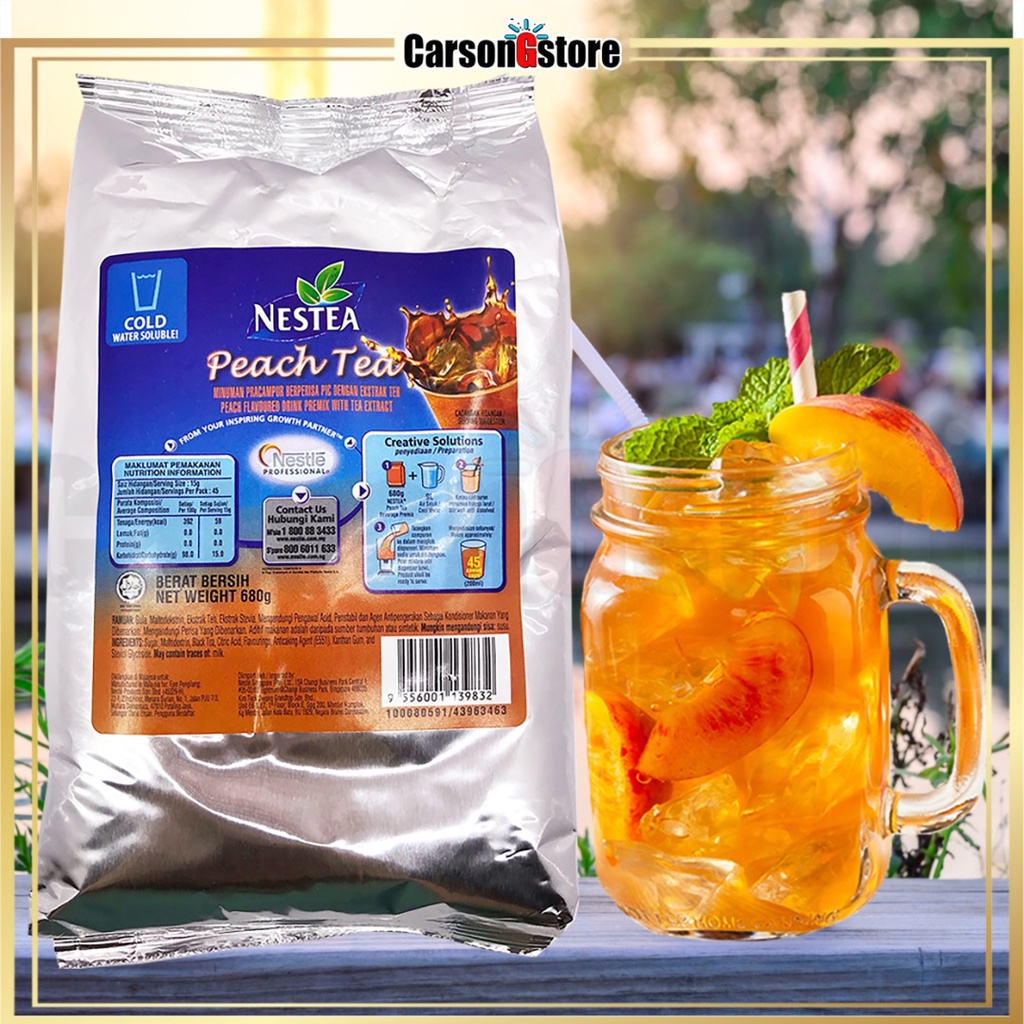 NESTÉA Peach Tea PREMIX Powder 680g | Shopee Singapore