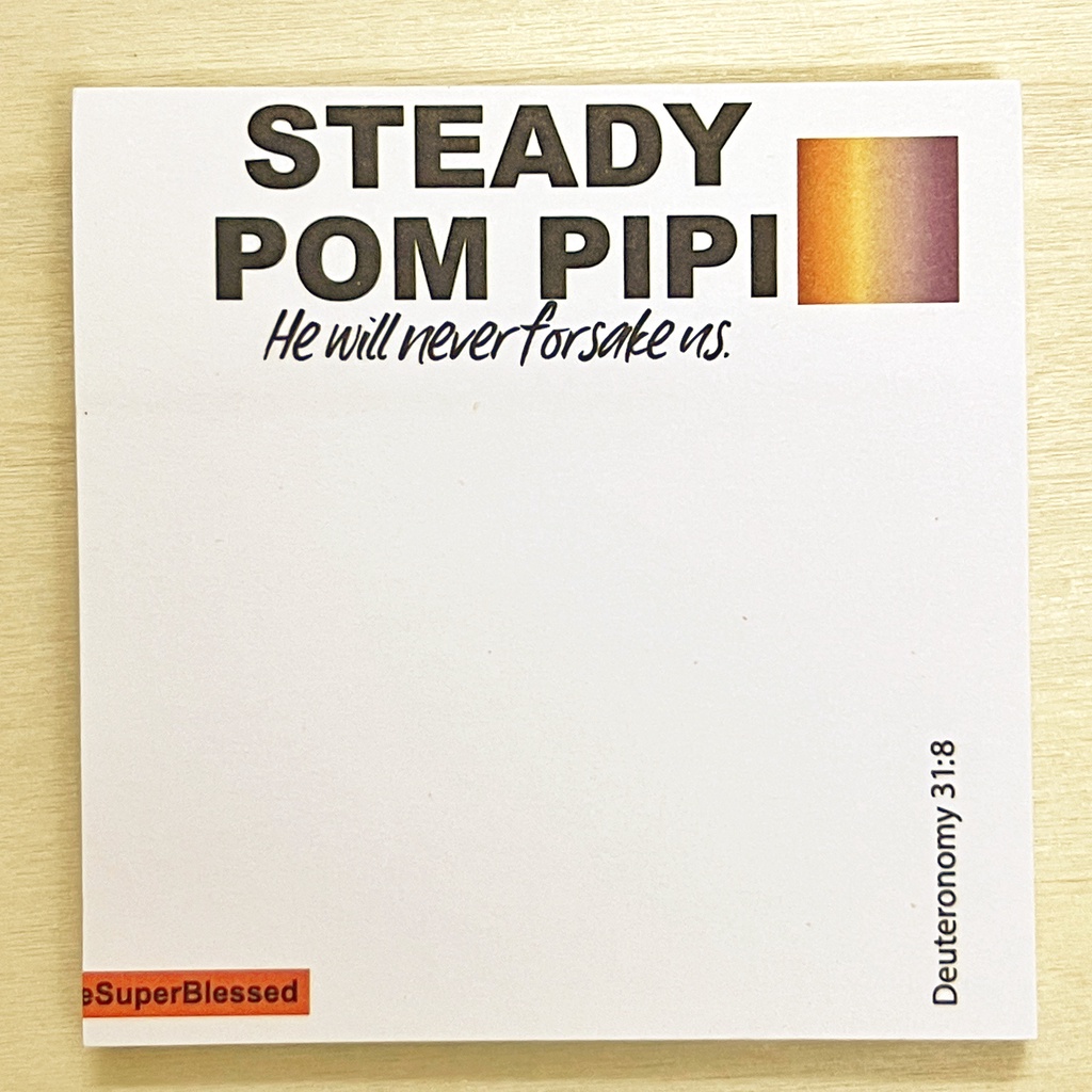 Cute Sticky Notes-STEADY POM PIPI (“I’m a Singaporean Christian Lah ...