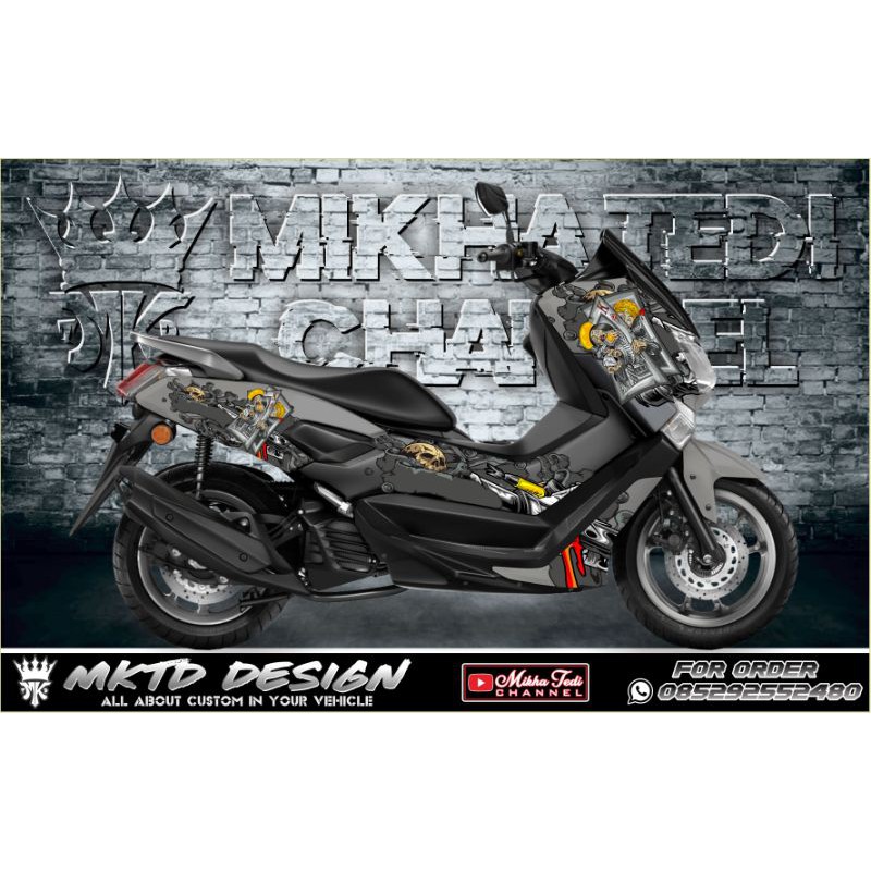 Nmax STICKER DECAL (free design & can order other images) | Shopee ...