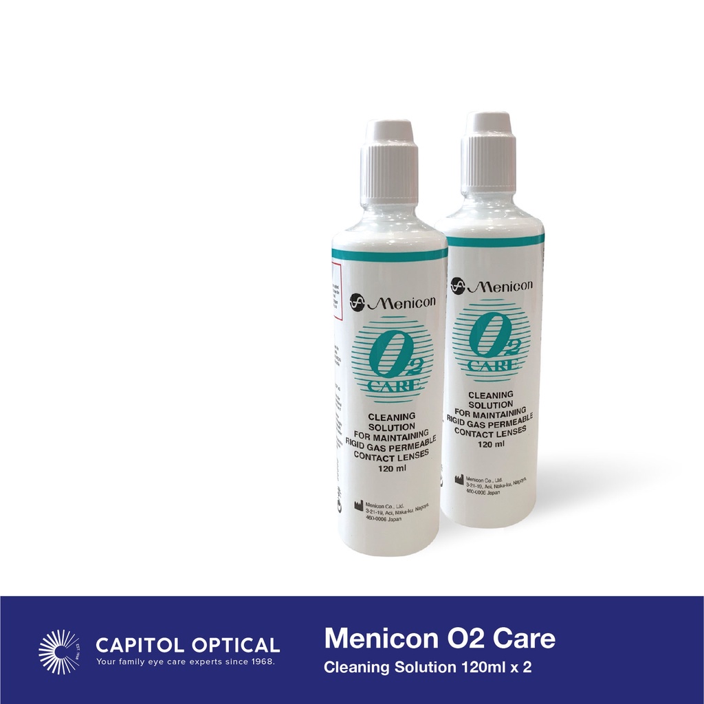 Menicon O2 Care Cleaning Solution 120ml | Shopee Singapore