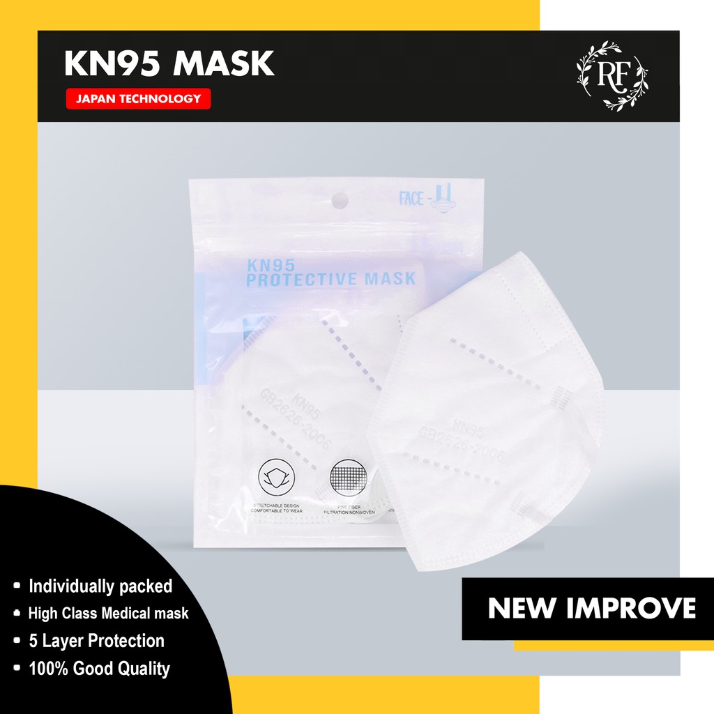 FR JAPAN TECHNOLOGY KN95 MASK 5PLY WITH C.E AND FDA CERTIFICATE ...