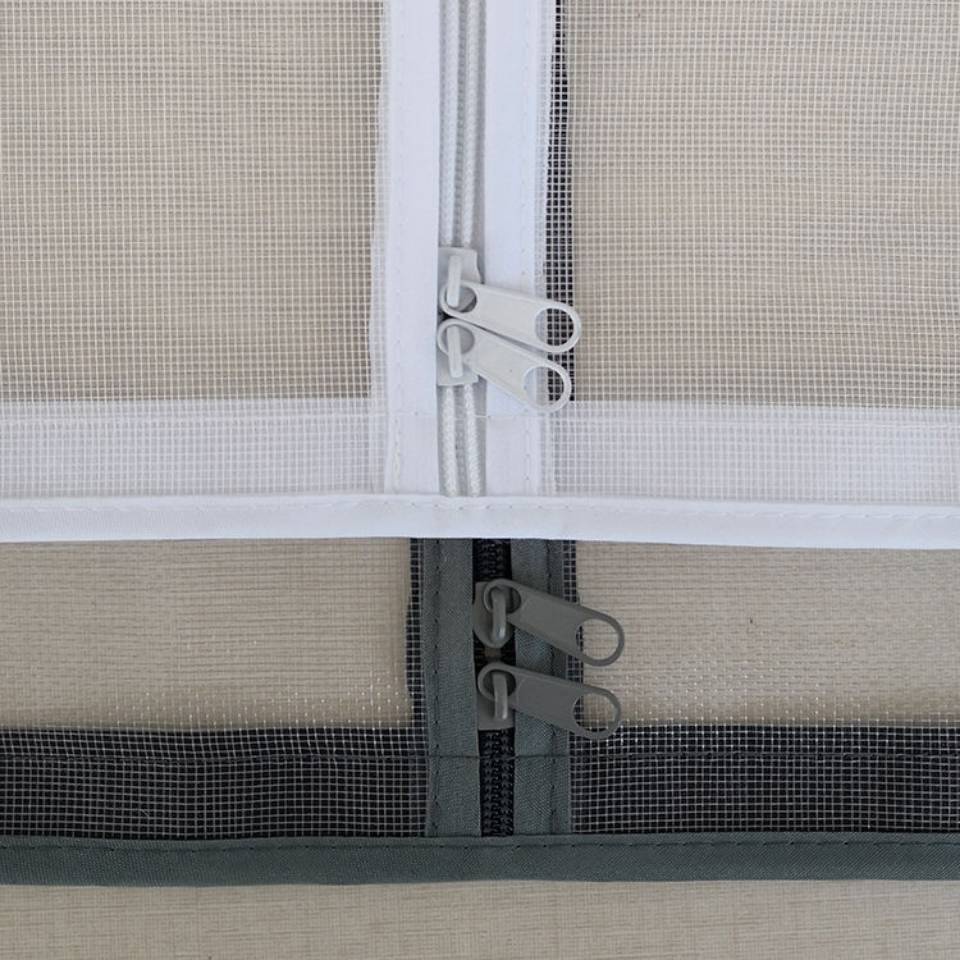 Velcro screen window Self-adhesive zipper Easy Mosquito screens DIY ...