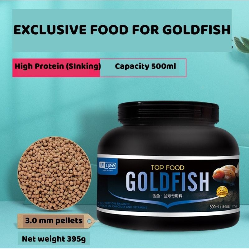YEE Fish Food Pellet For Goldfish, Floating/Sinking Pellets With Rich ...