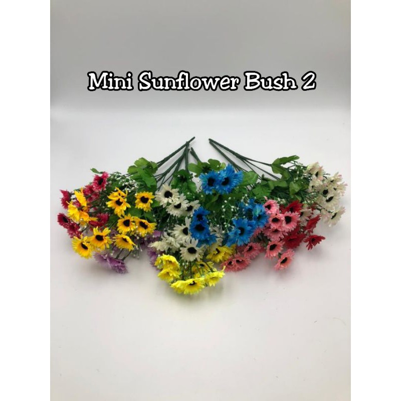 Mini Sunflower Bush 2 (10 colors available) | Shopee Singapore