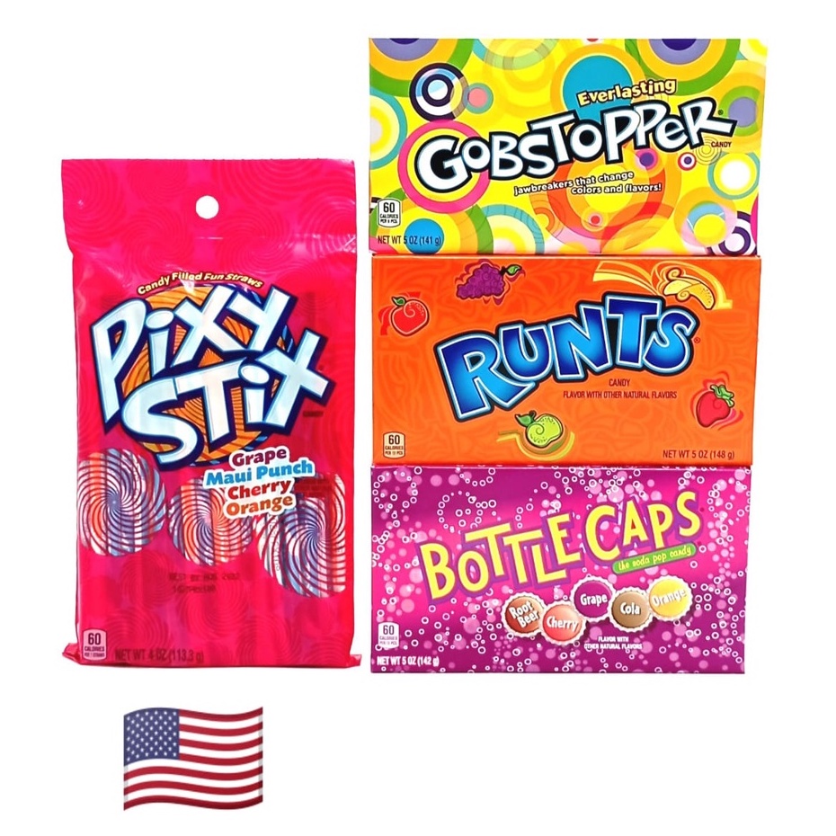 Willy Wonka Assorted Candies imported from USA Pixy Stix / Gobstopper ...