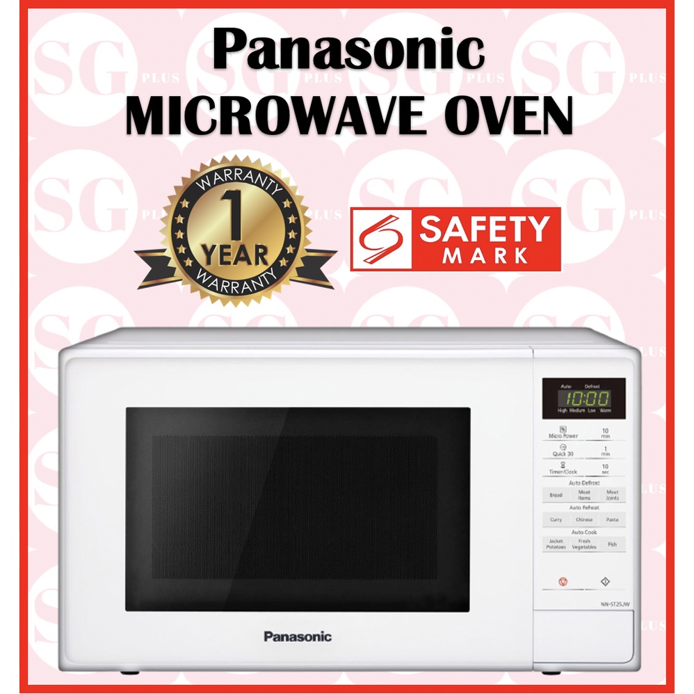 Panasonic NN-ST25JW Non Convection Microwave Oven 20L | Shopee Singapore
