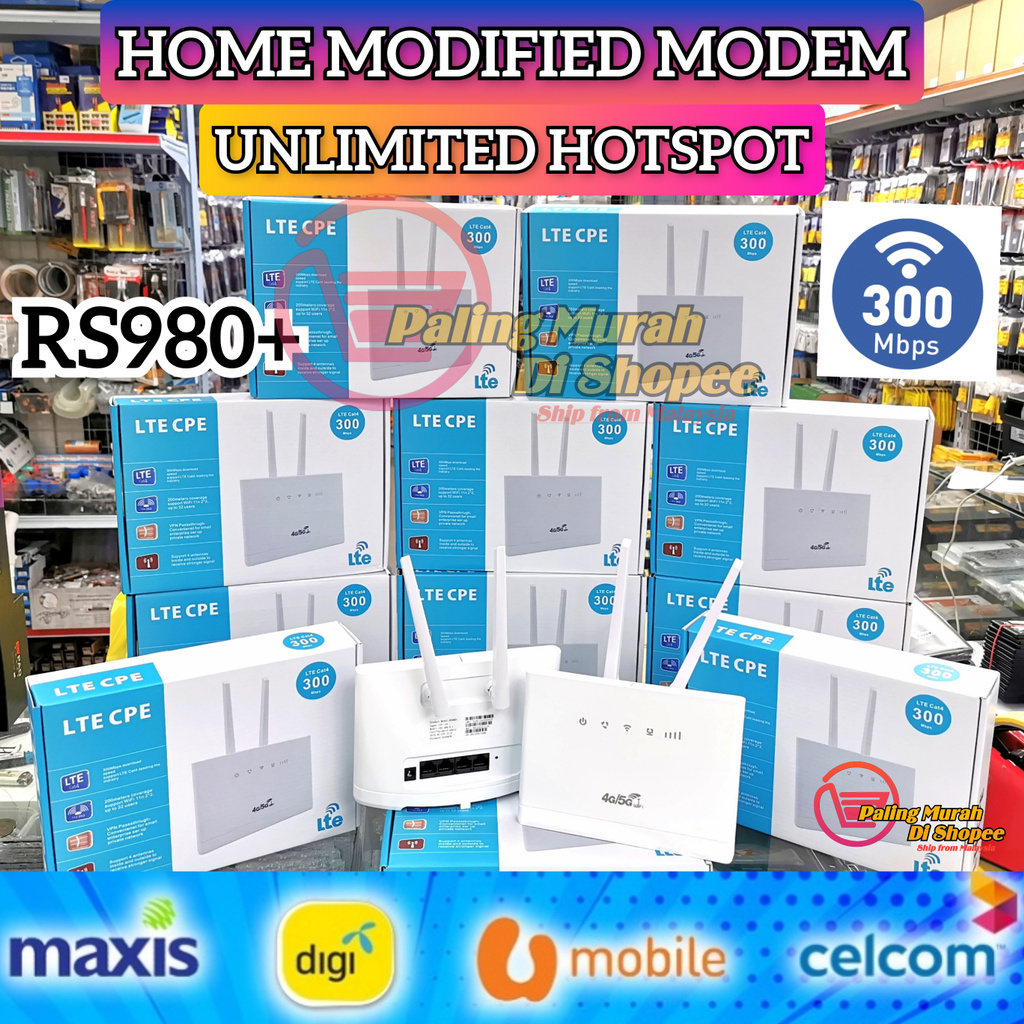 Brand NEW Unlocked Modified Unlimited Hotspot Tethering Modem RS980 ...