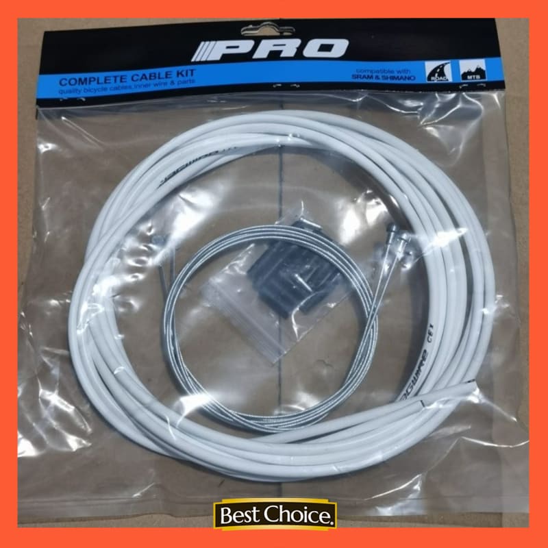 PUTIH Cable Complete Set Pro By Jagwire Complete Cable Kit White For ...