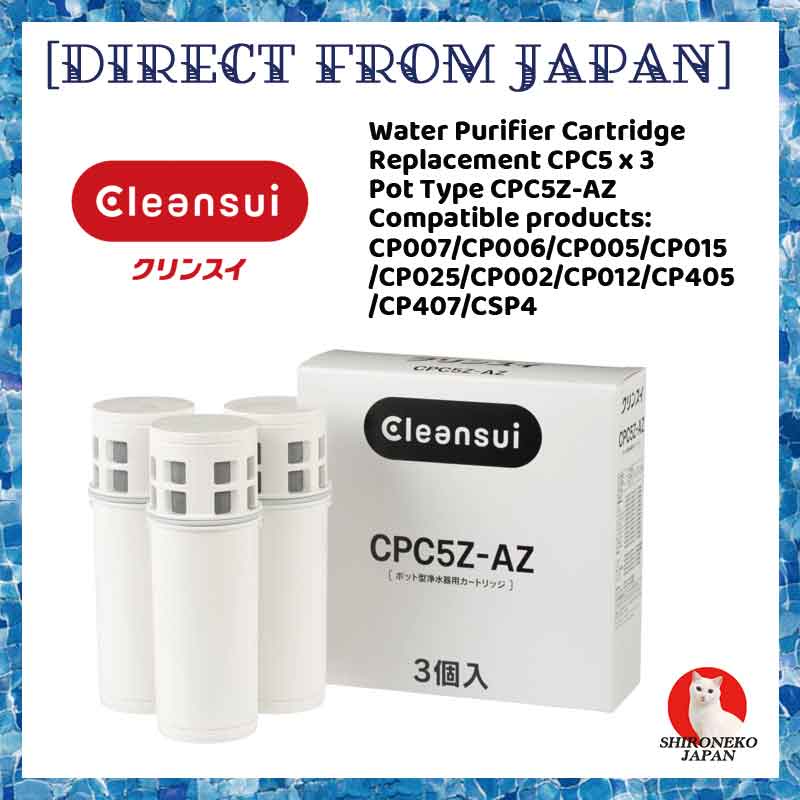 Water purifier cartridge MITSUBISHI RAYON Cleansui Replacement CPC5 x 3 ...