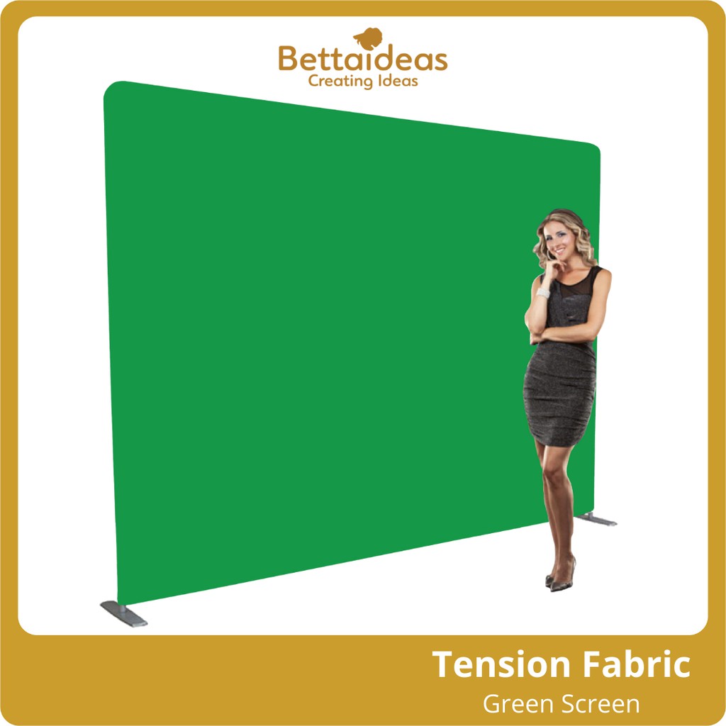 BETTAIDEAS Tension Fabric Green Screen Backdrop | Shopee Singapore