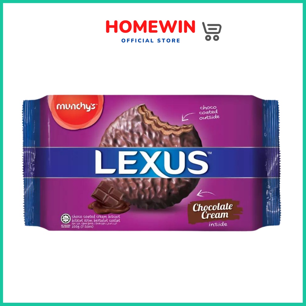 Munchy's Lexus Choco Coated Cream Biscuit (200g) | Shopee Singapore