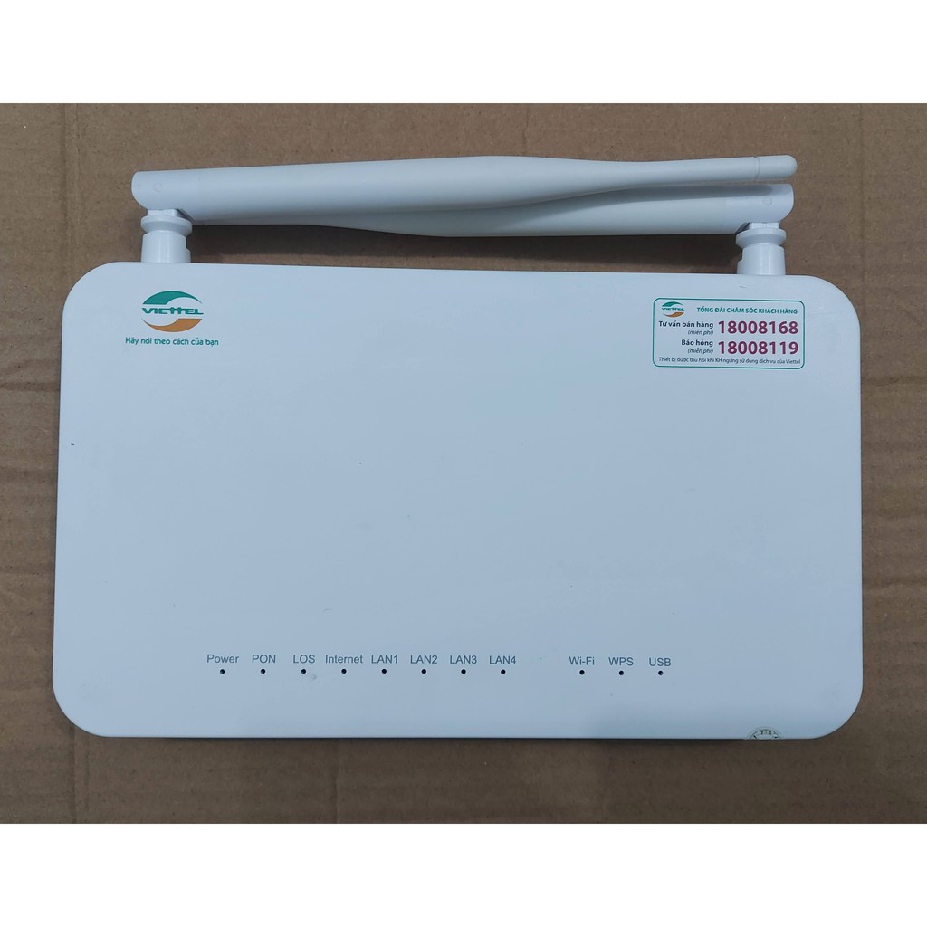 Viettel ZTE GPON Modem - ZXHN F670Y, F670L transmits dual-band wifi 2 ...